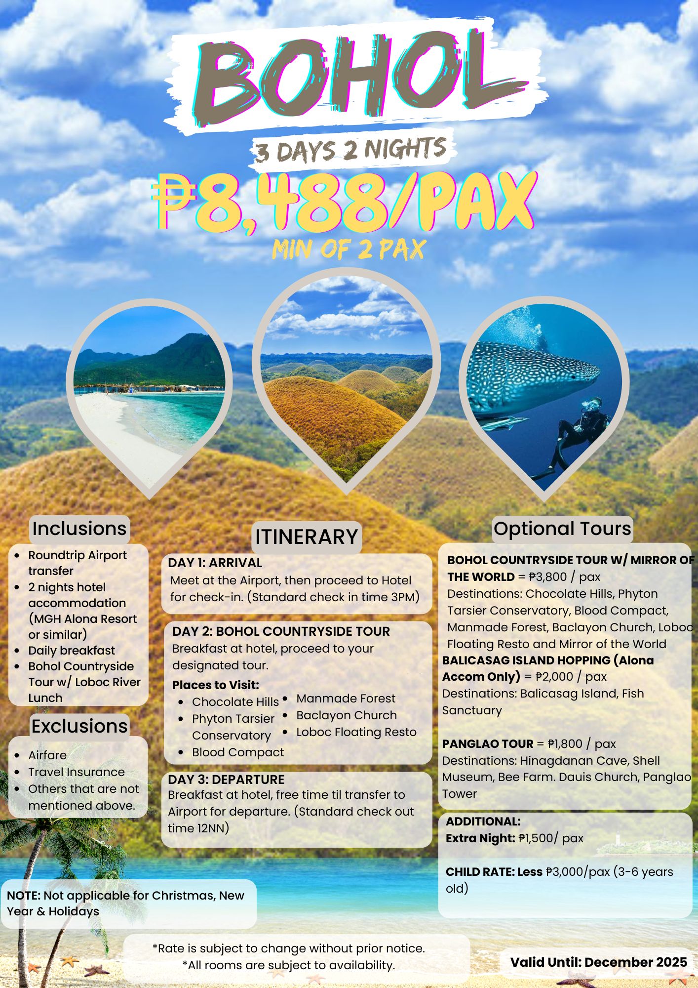 3d/2n BOHOL TOUR 2025 – World PhotoJourneys